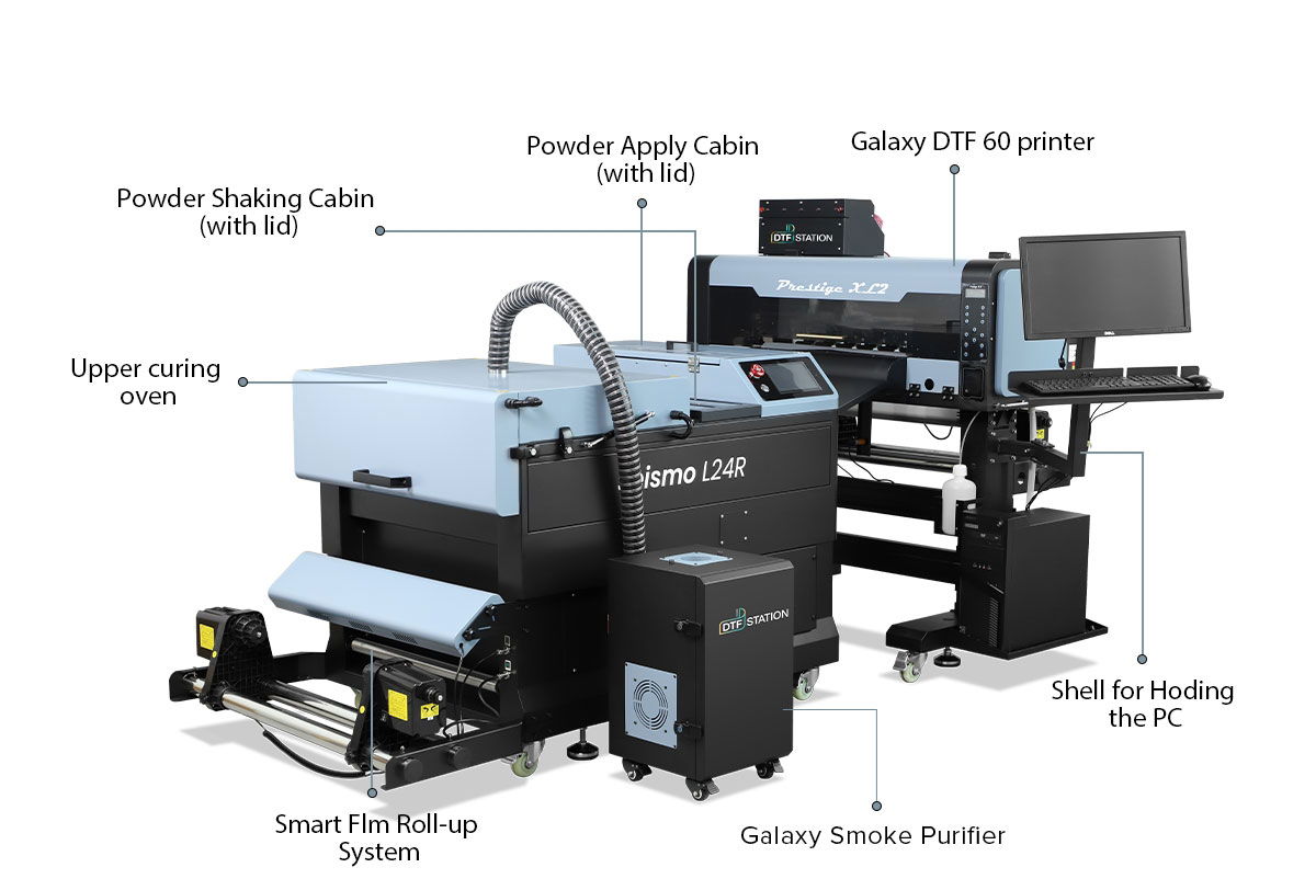 Galaxy Prestige XL2 DTF Printer - DTF Station