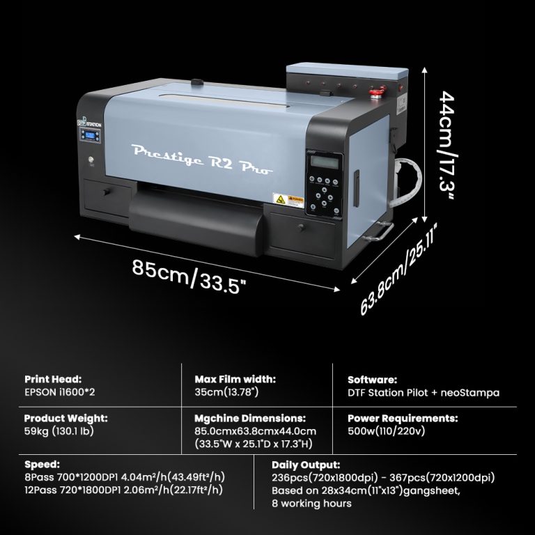 Prestige R2 Pro I1600 A3 DTF Printer - Galaxy Press