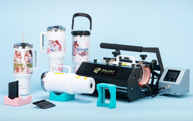 Can you heat press on Polyester Galaxy Press